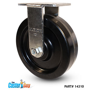 10" Phenolic Rigid Caster (14310) | The Caster Guy