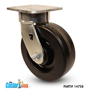 6" Phenolic Swivel Caster (14758) | The Caster Guy