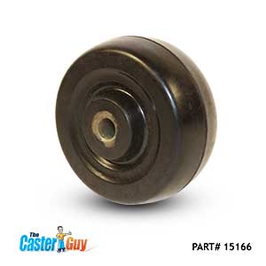 2-1/2" x 1" Soft Rubber Wheel (15166) | The Caster Guy
