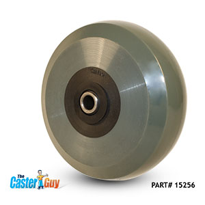 6" x 2" Solid Polyurethane Wheel (15256) | The Caster Guy