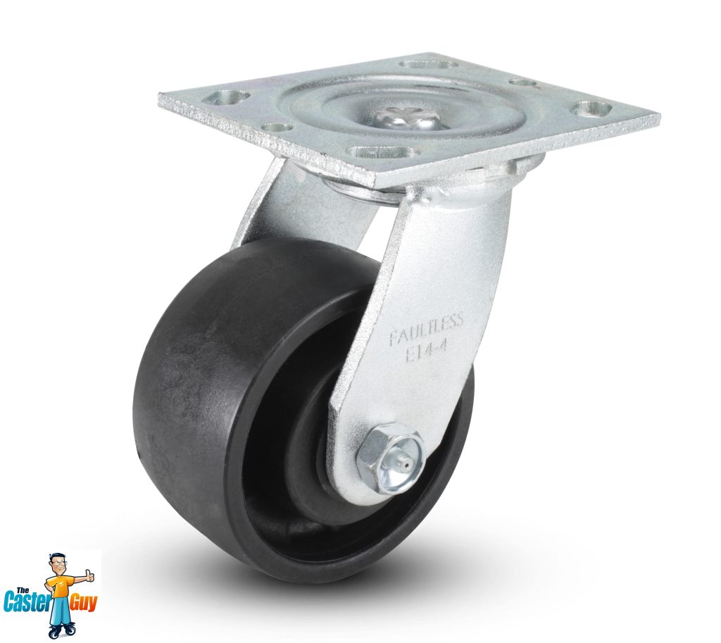 4" Glass Filled Nylon Swivel Caster (53887) | The Caster Guy