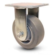 5" Performa Rubber Rigid Caster | The Caster Guy