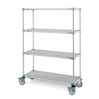 Super Erecta 24" x 36" x 69" Solid Cart (F536EG) | The Caster Guy