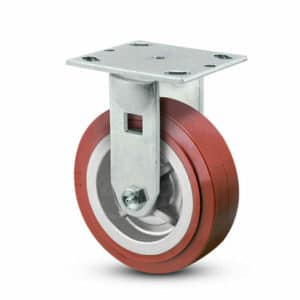 4" Polyurethane HI-TECH Rigid Caster | The Caster Guy
