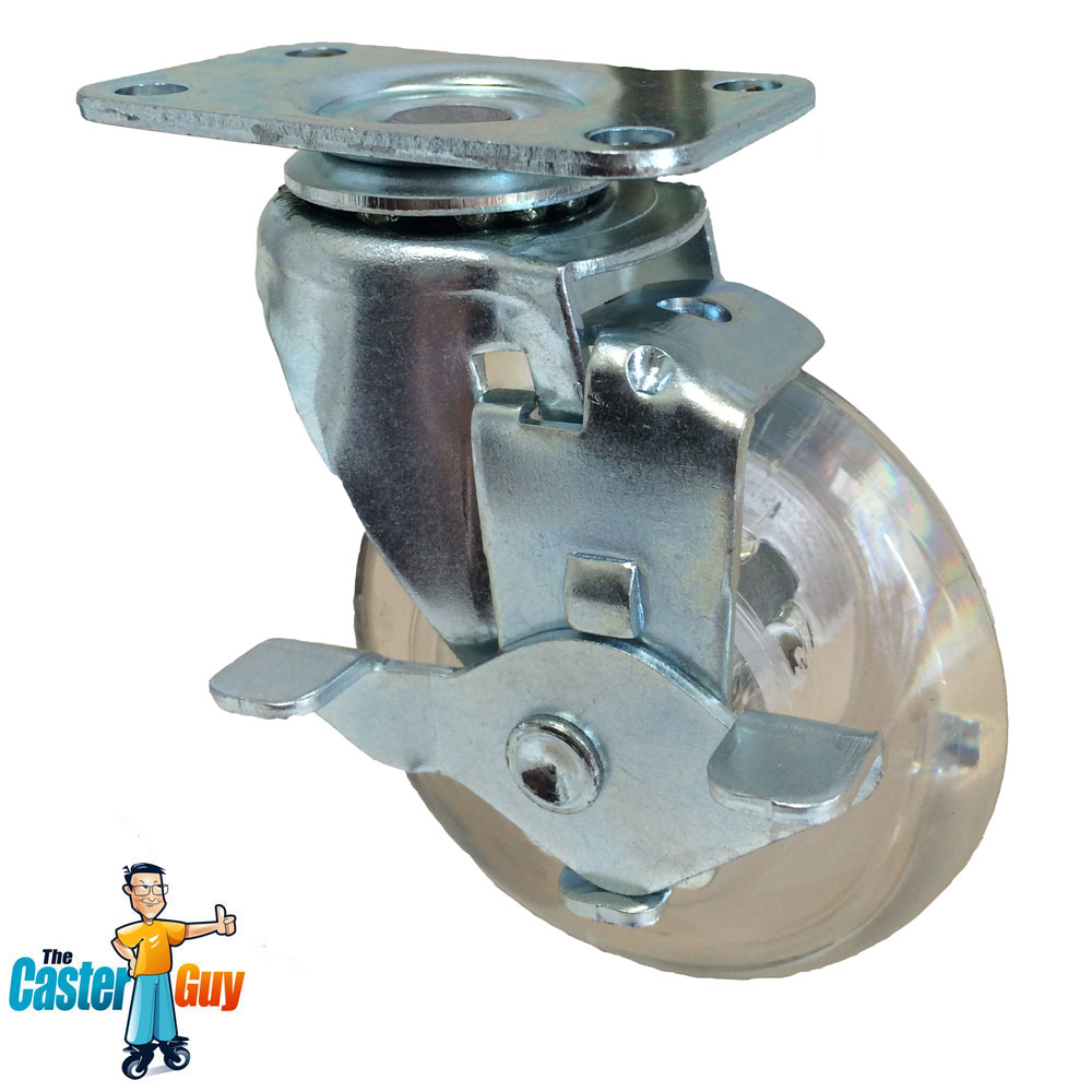 3" Ice Wheel Swivel Caster w/ Brake (S0833-A17D-ICE-PB-TLB) | The ...